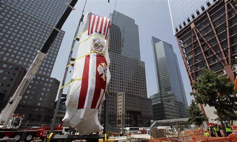 Fallen 911 Ladder Company 3 Fire Engine Returns To Ground Zero After
