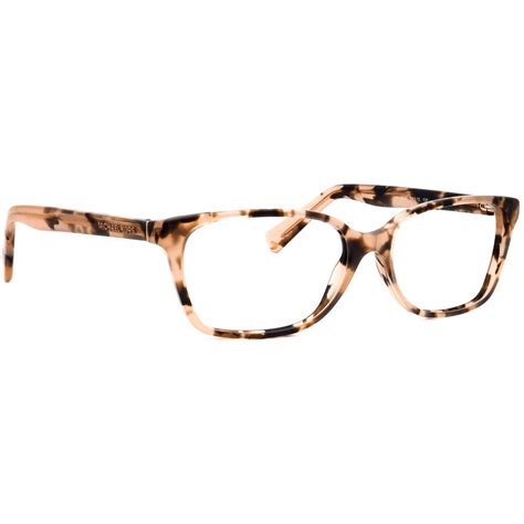 Michael Kors Womens Eyeglasses Mk 4039 India 3026 Rose Havana Square