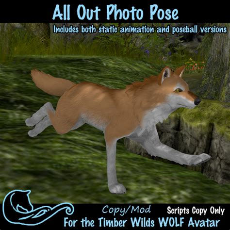Second Life Marketplace Twi Wolf Pose All Out