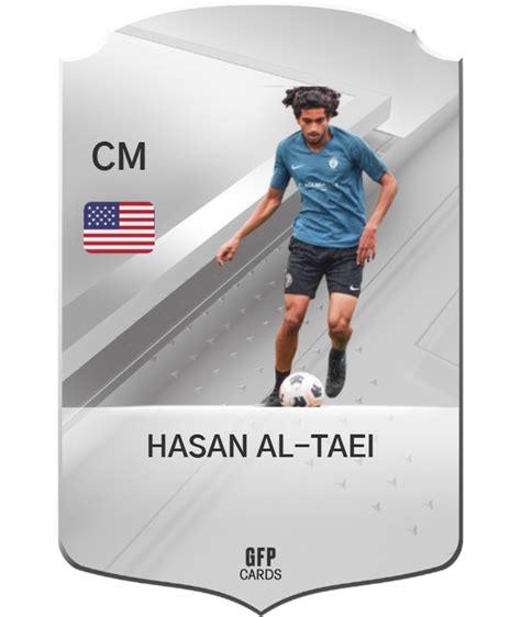 Hasan Al Taei Football Player Profile Central Midfielder