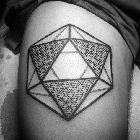 30 Wonderful Icosahedron Tattoo Designs For Men Tattoo Designs Men