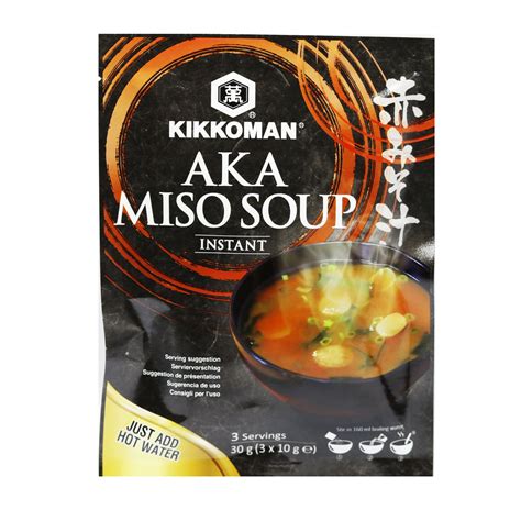 Kikkoman Aka Miso Soup Instant 3x10 Gr Neranxi
