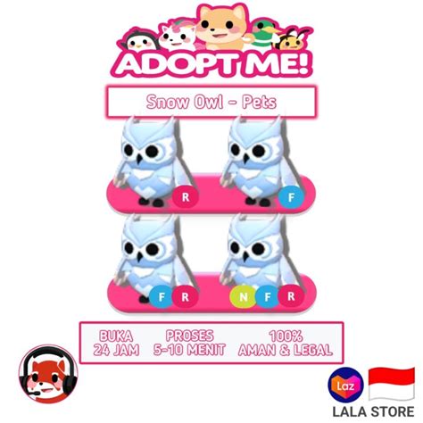 Adopt Me Snow Owl Roblox Lazada Indonesia