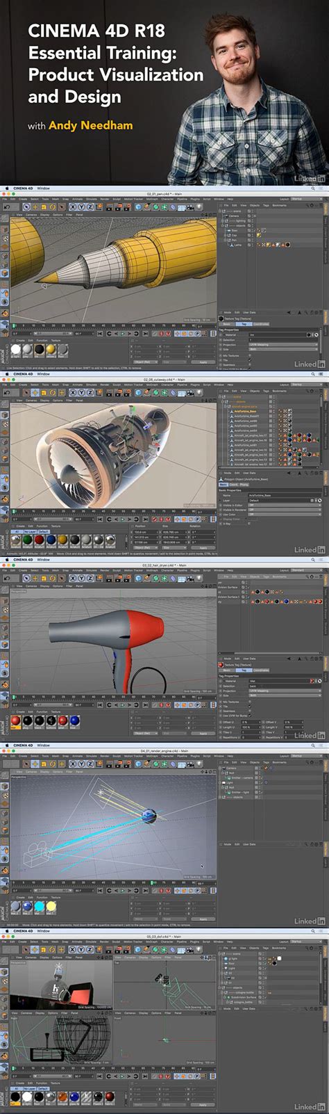 C4d R18 产品可视化设计基础培训教程