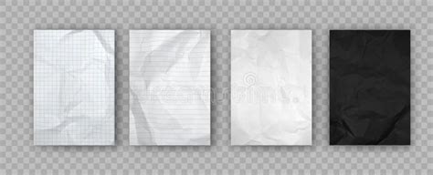 Crumpled Sheet School Notebook Texture Vector Stock Illustrations 431 Crumpled Sheet School Notebook Texture Vector Stock Illustrations 431