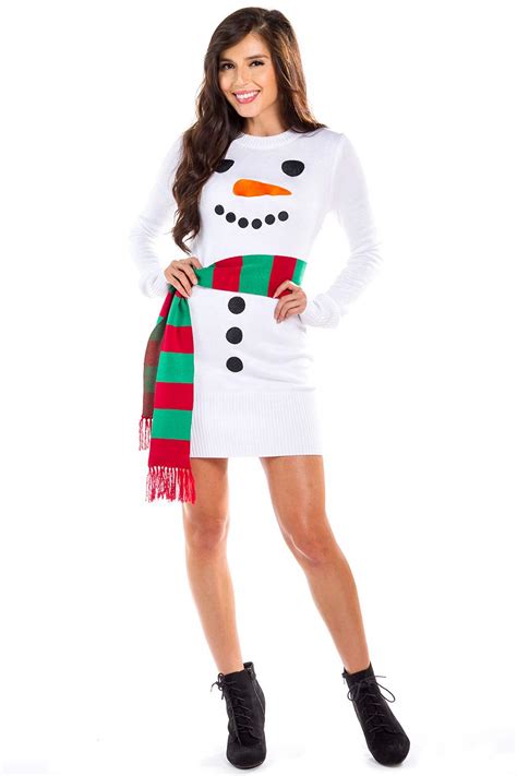 Tipsy Elves Ugly Christmas Sweater Dresses For Women Cute And Adorable