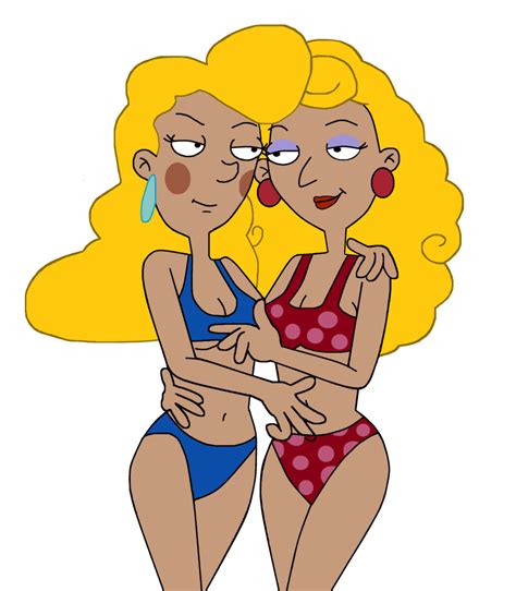 Rule 34 Beach Beauty Hey Arnold Bikini Blonde Hair Blue Bikini