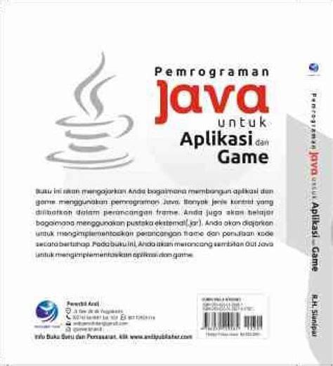 Promo Buku Pemrograman Java Untuk Aplikasi Dan Game Diskon 26 Di Seller Harui Store Karet