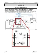 Cecs F Lab Registerfile Jmh Pdf Cecs Digital Logic