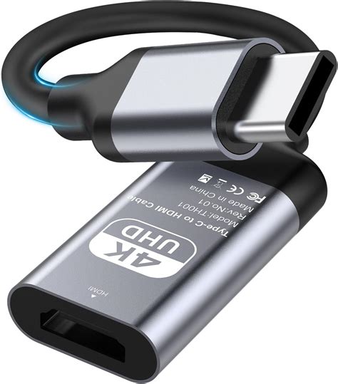 Cablecc USB C Type C Female Source To HDMI Sink HDTV Adapter 4K 60hz 1080p For Tablet Phone