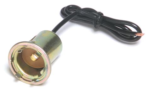 84 1003 License And Utility Socket Assembly 18 Gauge 12 Wire Black