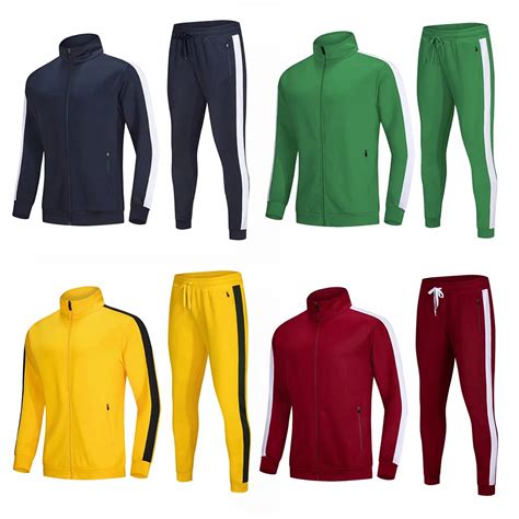 Cheap Wholesale High Quality Polyester Tracksuits Custom Logo