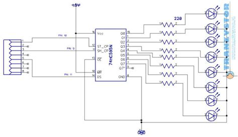 Arduino Rejestr Przesuwny 74HC595 Tranzystor Pl Vortal Elektroniczny