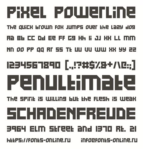 Pixel Powerline Font