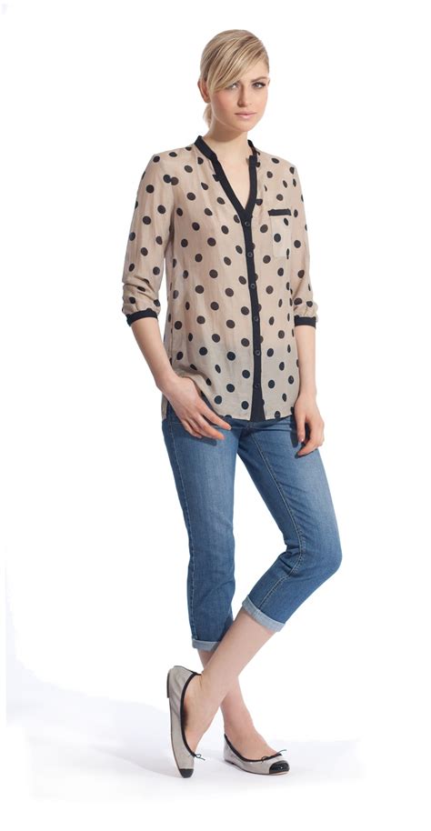 Seeing Spots Ronen Chen Ronen Chen Ronen Long Sleeve Blouse