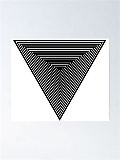 Delusional Triangle S Poster For Sale By Srankez Couron Redbubble