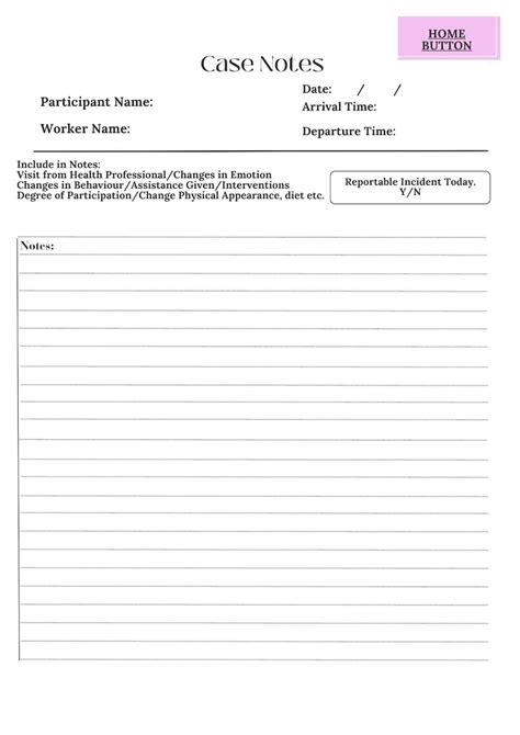 New Client Notes Disability Aged Care Ndis Support Work T Work Documents Support