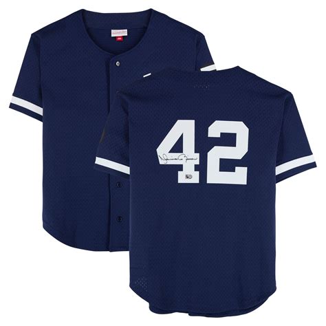 Mariano Rivera New York Yankees Autographed Fanatics Authentic Navy Mitchell And Ness 1997