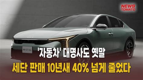 자동차 대명사도 옛말…세단 판매 10년새 40 넘게 줄었다[말하는 기자들 산업 0715] Youtube