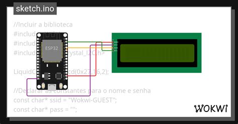 Lcd 16x2 Wokwi Esp32 Stm32 Arduino Simulator
