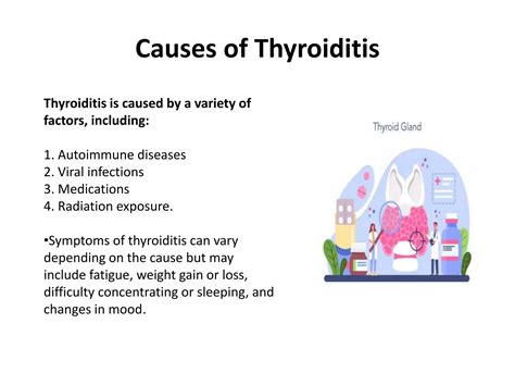 Thyroiditis Types Causes And Symptoms Ppt