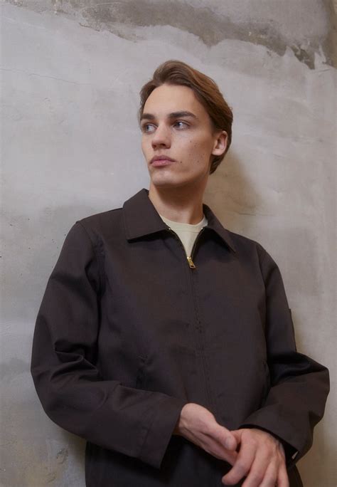 Dickies Unlined Eisenhower Summer Jacket Dark Brown Uk