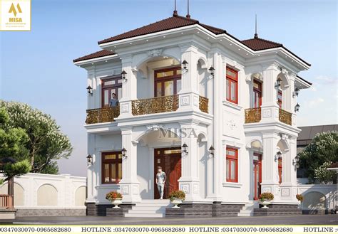 Biệt thự Tân cổ điển tầng mái Nhật m có phòng ngủ sang trọng CÔNG TY CỔ PHẦN KIẾN