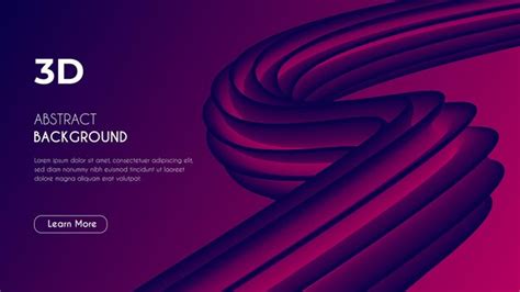 premium vector 3d fluid abstract background