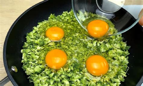 نحوه درست کردن یک غذای متفاوت با کلم بروکلی و 4 عدد تخم مرغ فیلم