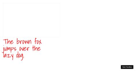 Canvas Font Forked Codesandbox