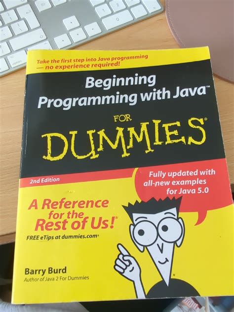 Beginning Programming With Java For Dummies By Barry Burd 2005 Trade Paperback For Sale