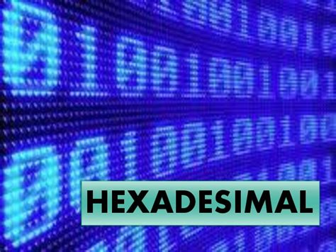 Hexadesimal Pdfcoffeecom