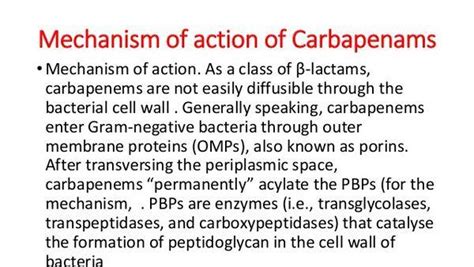 Carbapenems Bronchitis