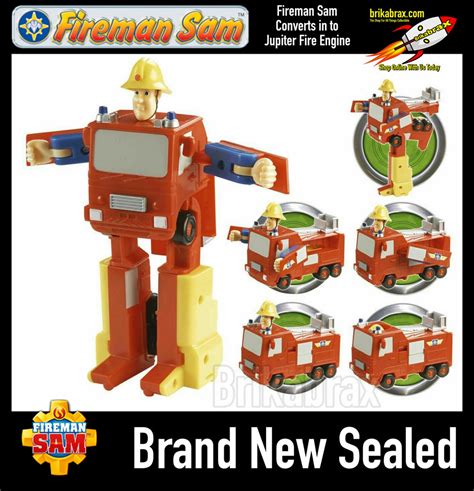 Fireman Sam Convertible Jupiter Fire Engine New Sealed
