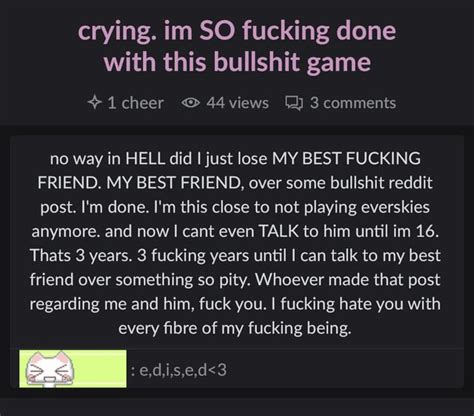 Crying Bc Of This Is Wild R Everskiestrashhh