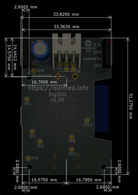 Dig2go Dimensions
