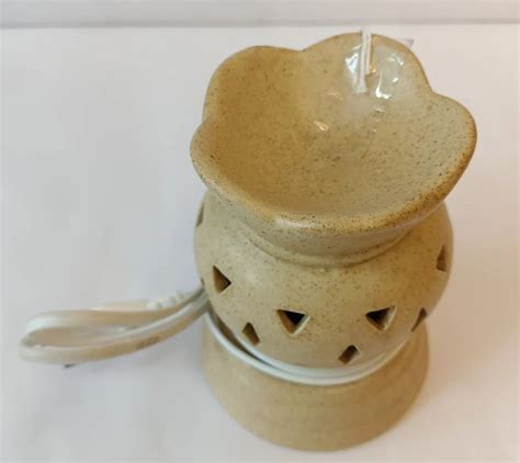 Matka Light Brown Ceramic Electric Aroma Diffuser Bulb Power 15 W