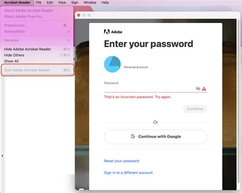 Adobe Acrobat Reader Wont Let Me Quit Unless I Login Rassholedesign