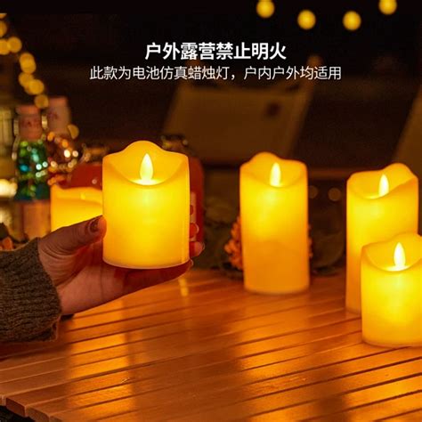户外露营氛围灯led电子蜡烛灯仿真求婚生日灯帐篷场景布置小装饰 天猫 花瓣网