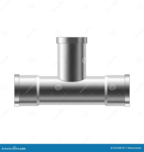 T Shaped Pipe Composition Stock Vector Illustration Of Concept 261958747