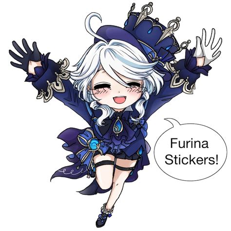 Furina Stickers Etsy