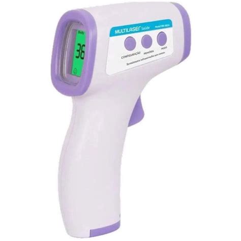 Termometro Laser Digital Infravermelho Adulto Infantil Testa No Shoptime