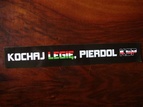 Vlepki Legia Warszawa Anty Polonia 8 Kraków Licytacja na Allegro