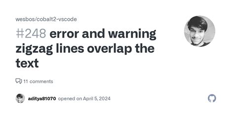 Error And Warning Zigzag Lines Overlap The Text · Issue 248 · Wesbos