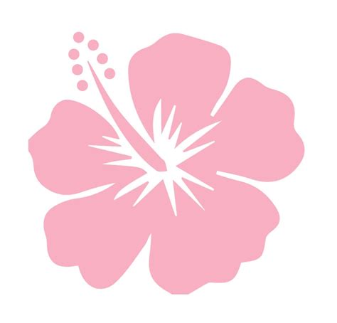 HIBISCUS FLOWER Vinyl Decal Sticker Tropical Flower Car Window