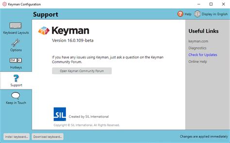Features Keyman For Windows 18 0