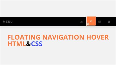 Floating Navigation For Website Htmlandcss Speed Code Youtube