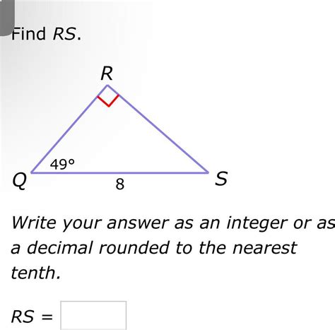 [answered] find rs 49 r rs 8 s write your answer as an integer or as a