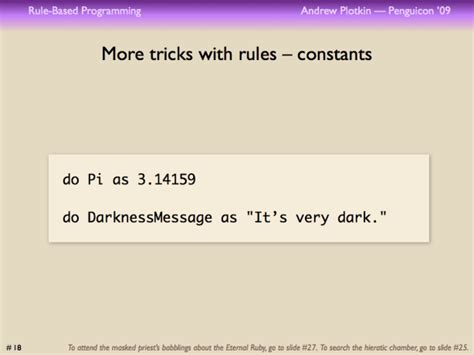 Rule Based Programming In Interactive Fiction