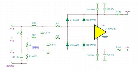 INA137 Differential Line Receiver Input Protection Audio Forum Audio TI E2E Support Forums